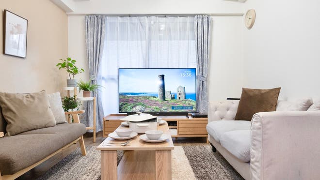 【大阪/梅田】推し活・女子会・撮影におすすめ🌸くつろぎ空間✨アマプラNetflixなど見放題☆ 換気徹底🌈/カルムの写真2