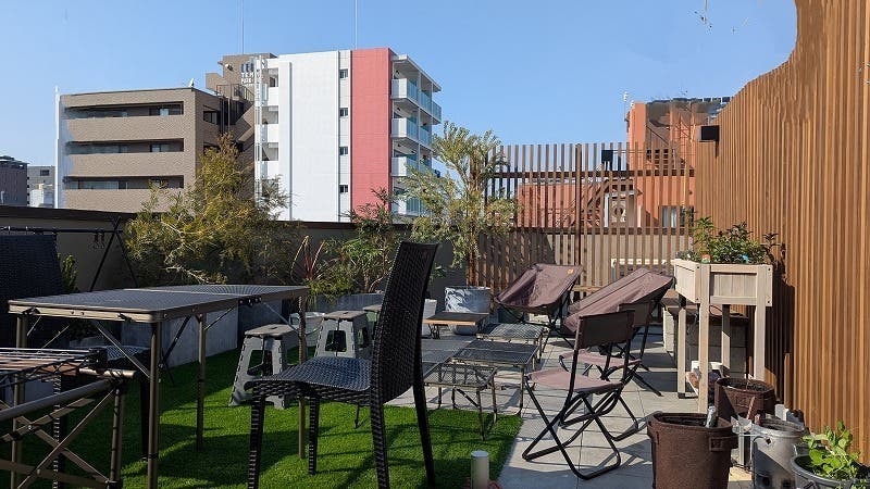 ゆっくり過ごす屋上貸切空間の写真2