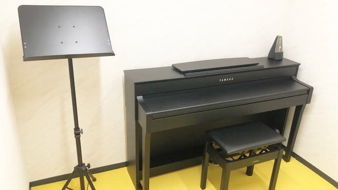 【Dスタジオ】YAMAHA木製鍵盤電子ピアノスタジオの写真1