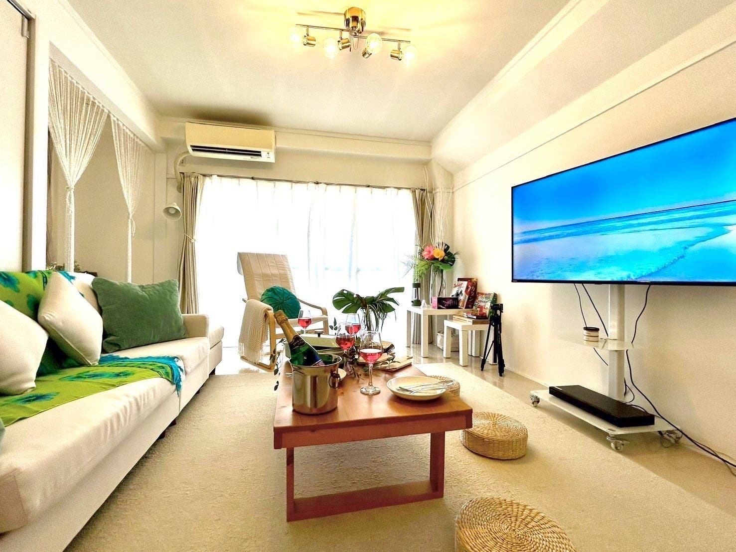 【エアコンリニューアルで秋冬も快適🌿】🚊戸越駅2分!! ママ会🎀女子会👶推し会🫶オフ会⭐️撮影📷お家映画館🎥の写真4