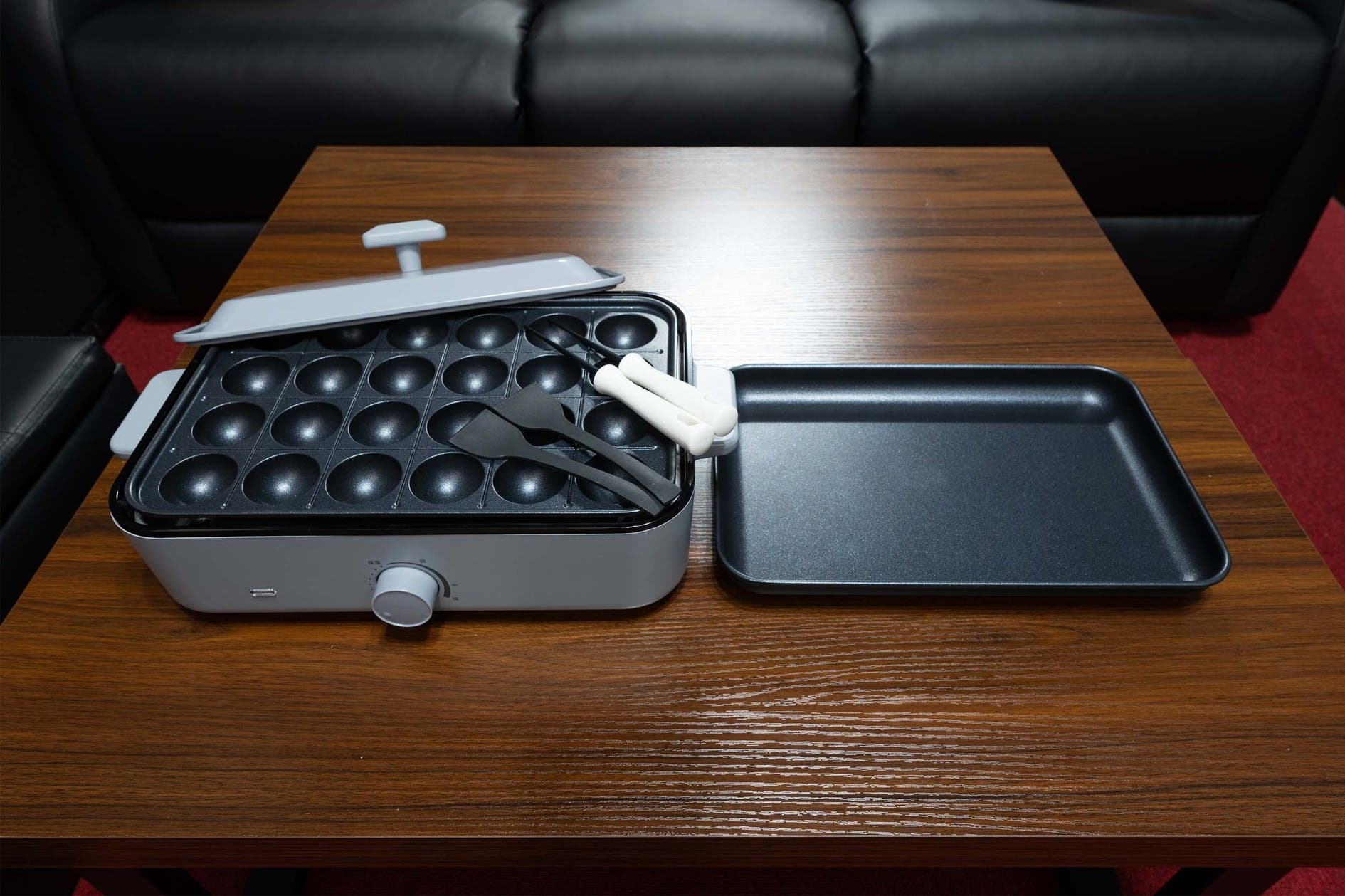 ③多機能ホットプレート：プレート3種（網焼き肉・平面・たこ焼き）の画像1