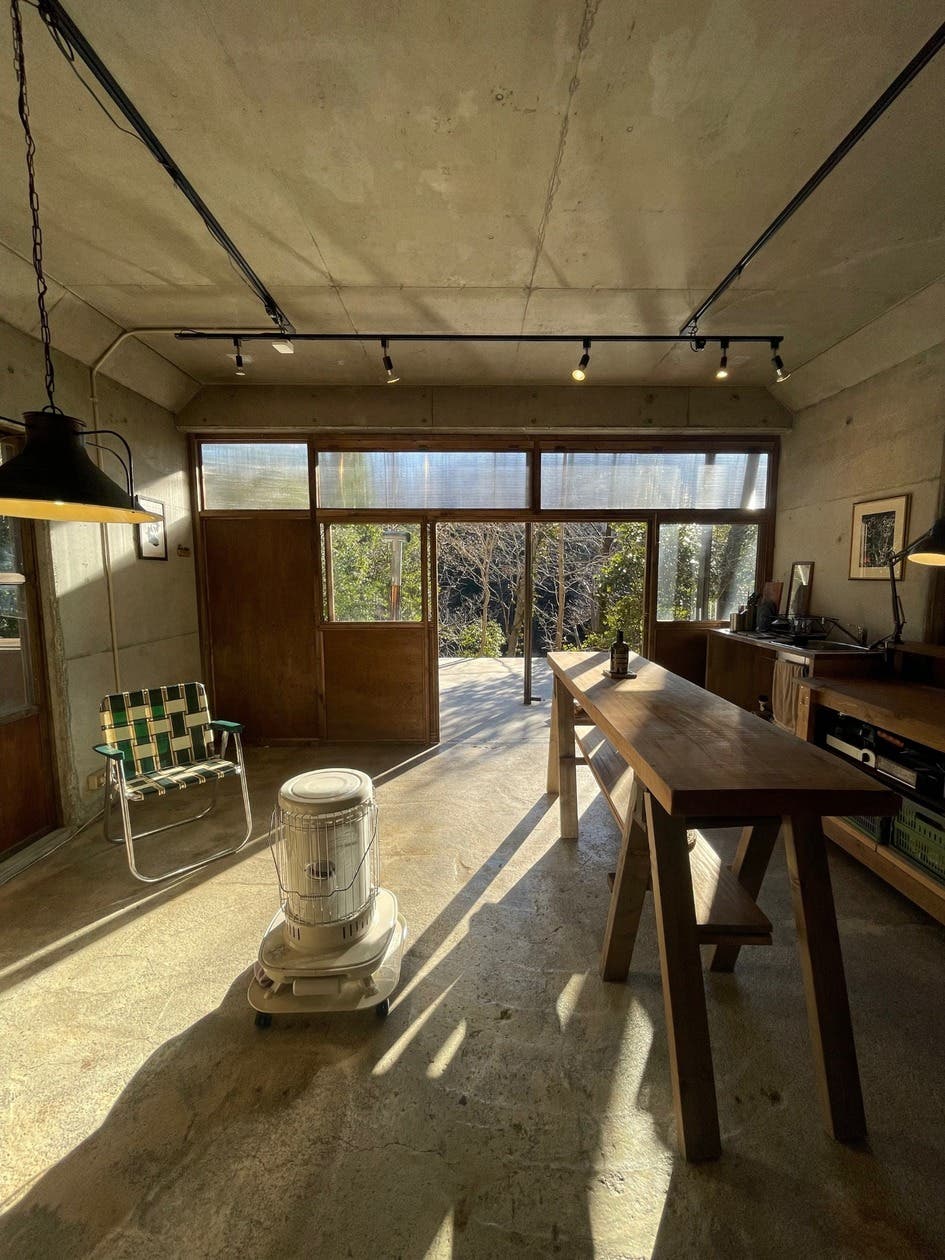 多摩川を見下ろせる半屋外のプライベートスタジオ（飲酒不可）の写真1