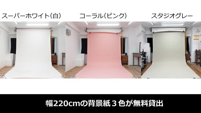 【恵比寿5分】2面採光|白壁+フラワーウォール|撮影機材・背景紙無料【アパレル|ポートレート】の写真4