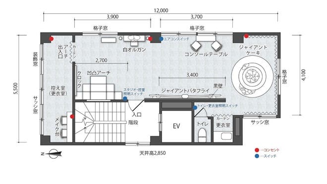 【花と蝶と妖精たちの物語】白基調|4面採光|特大ケーキ|巨大蝶|チャペル|階段|時計台|ドレス着放題!|撮影機材無料!の写真29