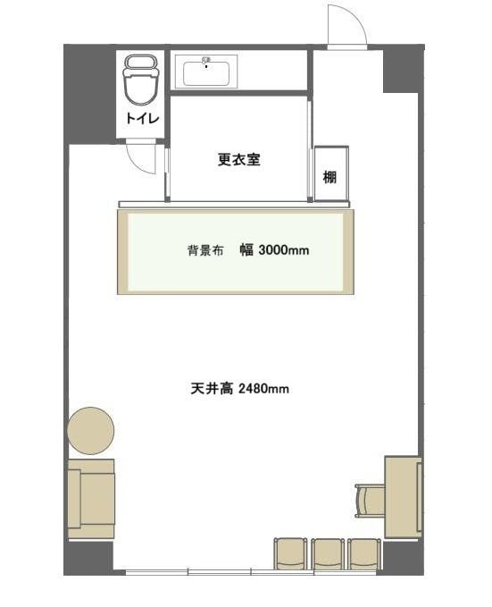 【2025年2月オープン！】渋谷駅から徒歩4分シーズスタジオ　渋谷桜丘店 / カメラ一つで撮影が出来る本格フォトスタジオの写真22