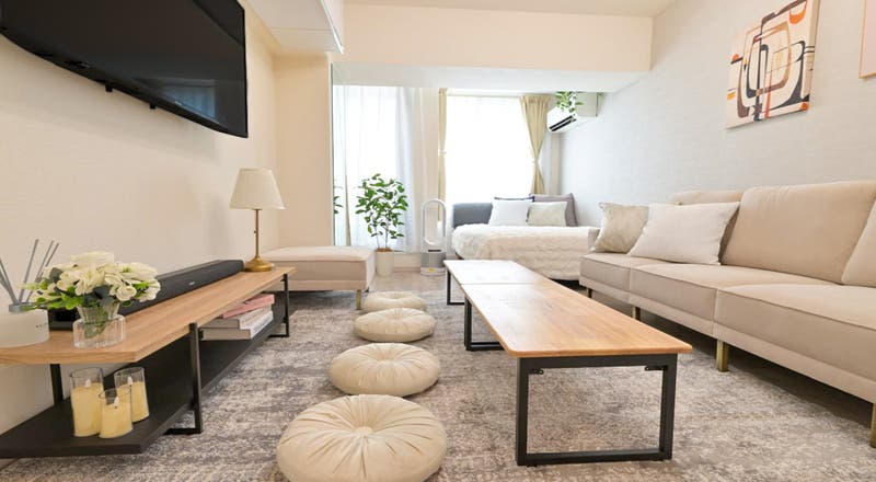 五反田2分📺55型TV⚾Netflix🛋️24時間🎥撮影配信🎬アマプラ🛁BT別✨モダン内装🏠ゴミ捨て無料