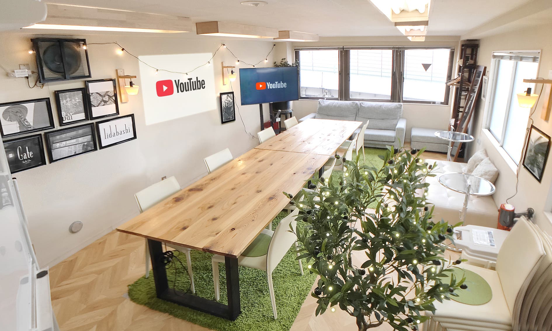 🎄JR飯田橋駅5分｜少人数会議室/飲み会･ゲーム/自然光撮影｜Wi-Fi･スマートTVの写真4