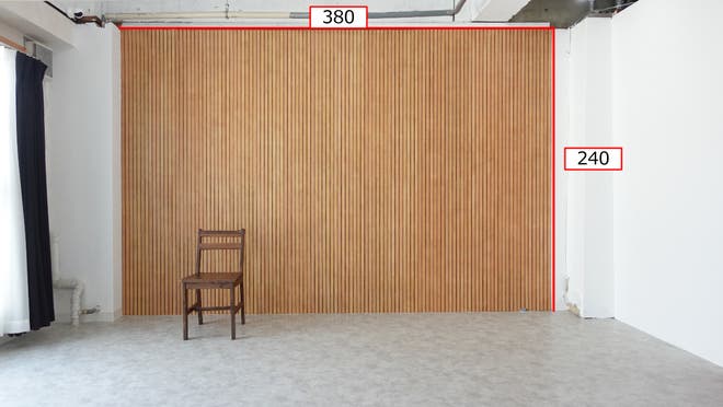 【中野7分】白壁+アーチ+ウッド壁|フルカラーLEDライト+背景紙無料|【人物撮影|ペット可】の写真7