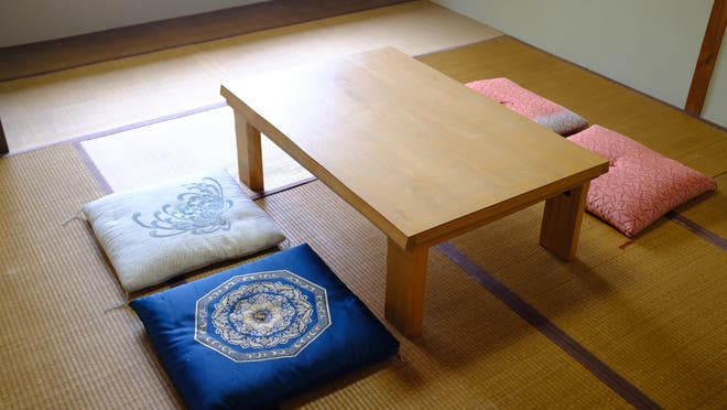 落ち着いてくつろげる和室スペースの写真2