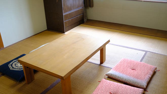 落ち着いてくつろげる和室スペースの写真3