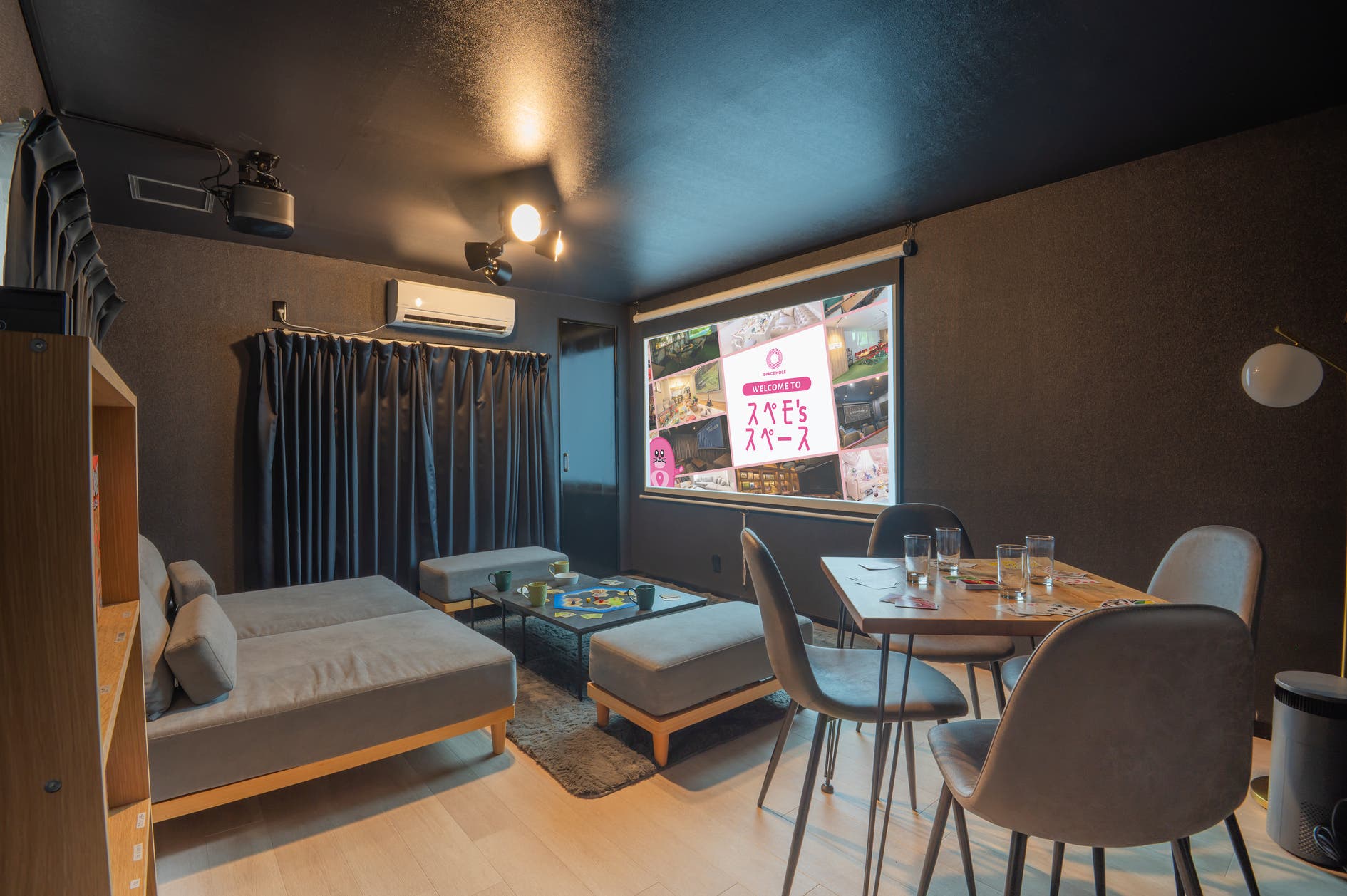 スペモ🎥クリスマス🎄柏駅4分🚶‍♀️映画鑑賞🎥プロジェクター👀デート💖パーティー🎉ゲーム🎮613_CINEMA柏の写真1