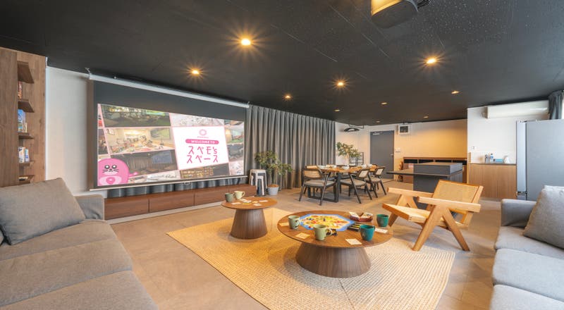 スペモ🏠️押上駅3分🚶‍♀️パーティー🎊プロジェクター🎥ボドゲ🎲映画鑑賞✨️628_LIVING押上