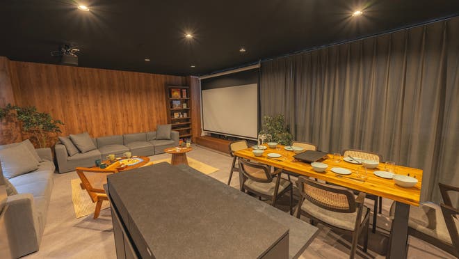 スペモ🏠️忘年会🍺押上駅3分🚶♀️パーティー🎊プロジェクター🎥ボドゲ🎲映画鑑賞✨️628_LIVING押上の写真7