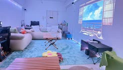 ⭐️最高の推し活空間はココです⭐️110インチプロジェクターで動画が見放題🎞️✨新大阪駅徒歩5分🏠🎉の写真3