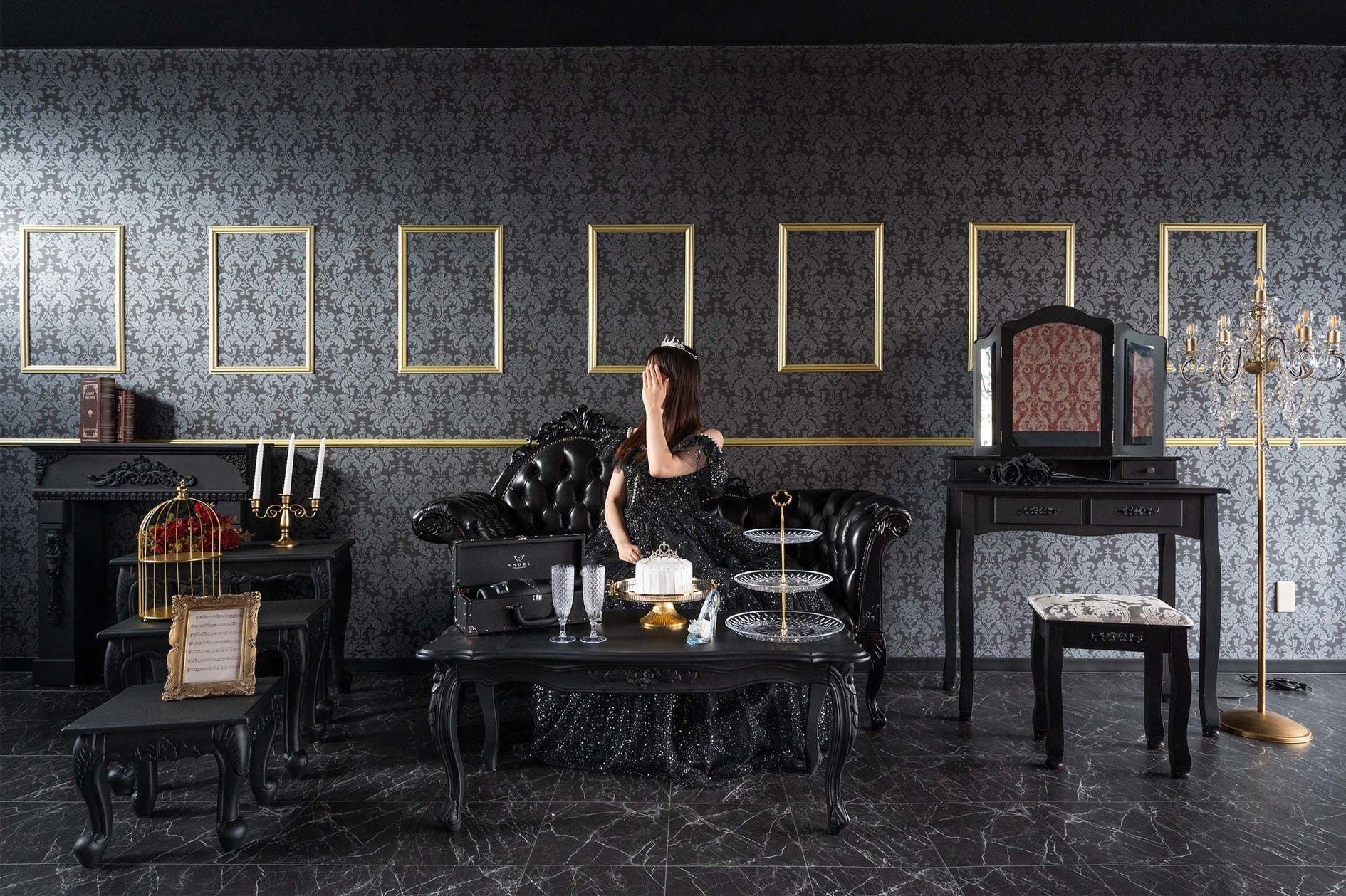 ‎新規OPEN!🖤Black&Red‎❤️SNS話題｜南向き｜ポートレート｜コスプレ｜推し活｜配信｜商用利用の写真1