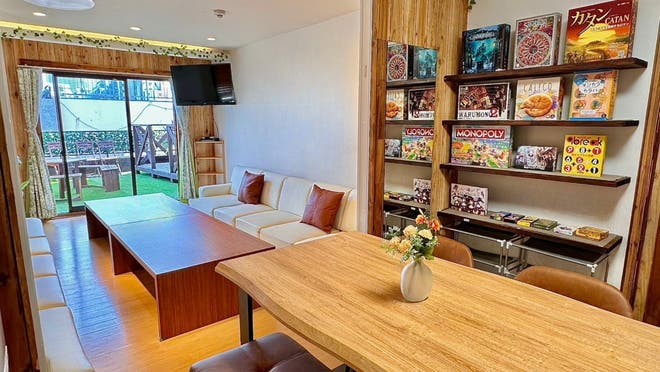 【ボドゲ40種🎲】新大久保・大久保駅徒歩1分 高リピート率+無料特典付き🎁 最大20名👫 テラス付き🌿の写真1