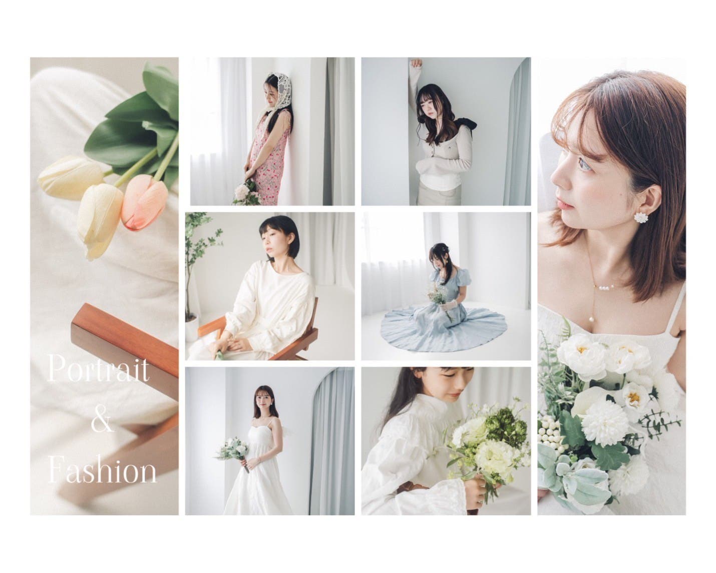 映える、自然光白ホリ。｜撮影機材無料貸出｜メイクスペース完備｜プロカメラマン監修｜新宿御苑前2分｜ポートレートの写真5