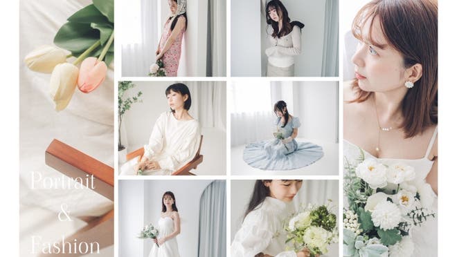 映える、自然光白ホリ。|撮影機材無料貸出|メイクスペース完備|プロカメラマン監修|新宿御苑前2分|ポートレートの写真5