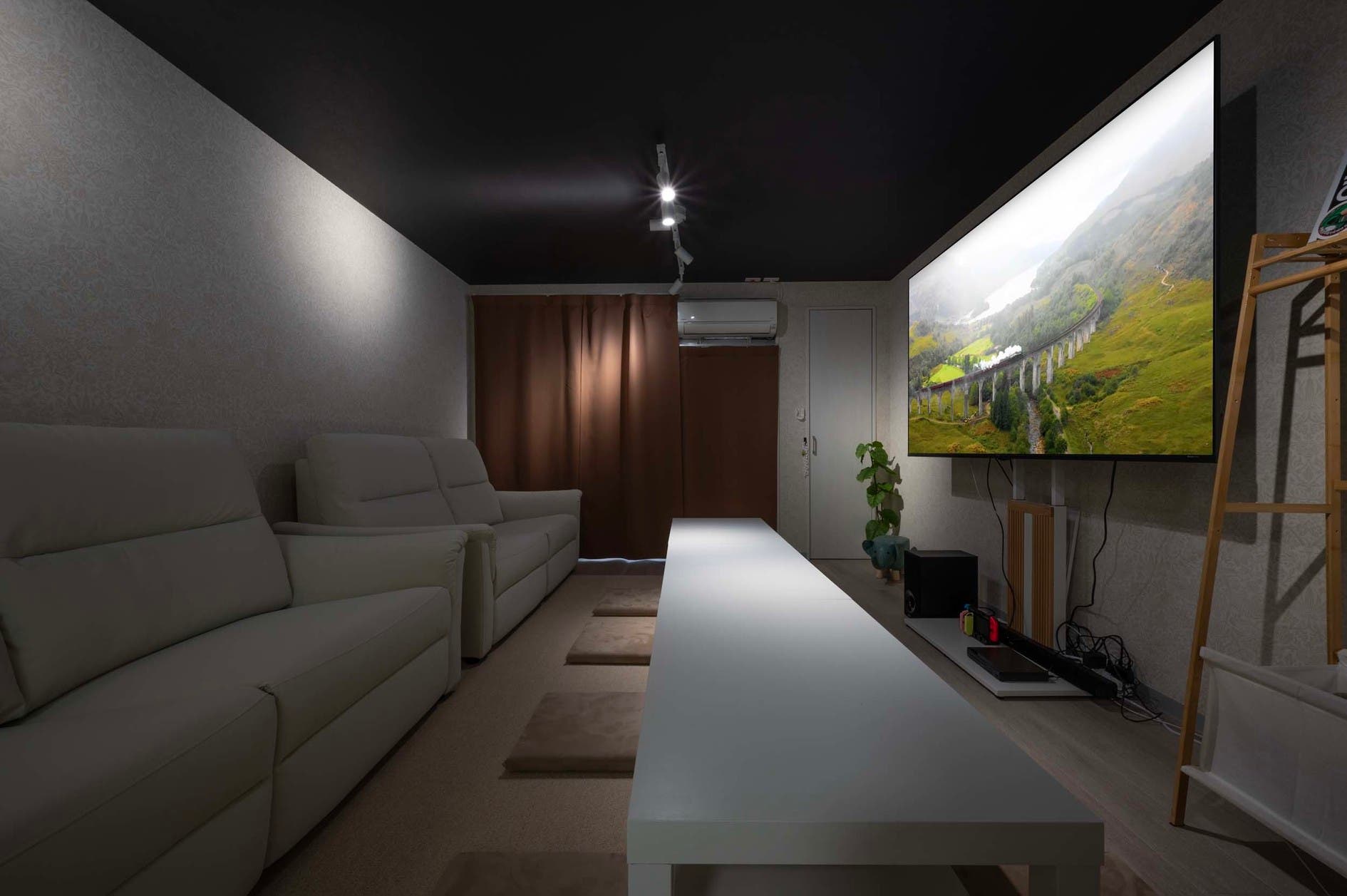 プライベートシアター柏Ⅱ📺85㌅超特大テレビ📺シアターサラウンド🔈映画鑑賞🎬ライブ鑑賞💿推し活🎤ゲーム🎮などの写真12