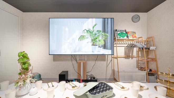 プライベートシアター柏Ⅱ📺85㌅超特大テレビ📺シアターサラウンド🔈映画鑑賞🎬ライブ鑑賞💿推し活🎤ゲーム🎮などの写真15