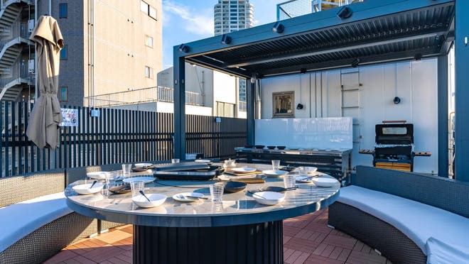 554_TERRACE-X/BASE池袋😍✨🍖歓送迎会🎊池袋徒歩10分🚶高級感✨あふれる屋上で大人BBQ🌞🔥の写真2