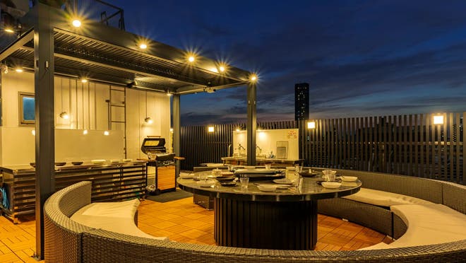 554_TERRACE-X/BASE池袋😍✨🍖歓送迎会🎊池袋徒歩10分🚶高級感✨あふれる屋上で大人BBQ🌞🔥の写真12