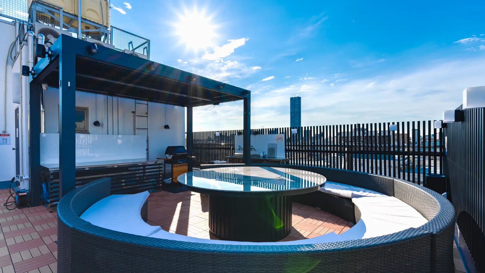 554_TERRACE-X／BASE池袋😍✨🍖歓送迎会🎊池袋徒歩10分🚶高級感✨あふれる屋上で大人BBQ🌞🔥の写真18