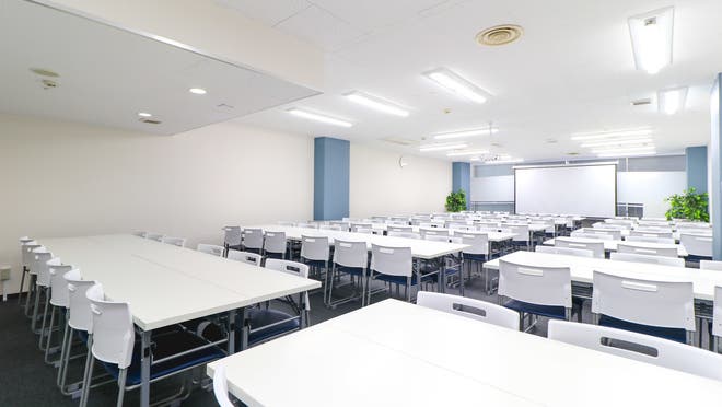 【梅田駅地下直結!大阪駅前第2ビル!108名!】プロジェクター・ホワイトボード・WiFi無料!ふれあい貸し会議室 梅田No141の写真8