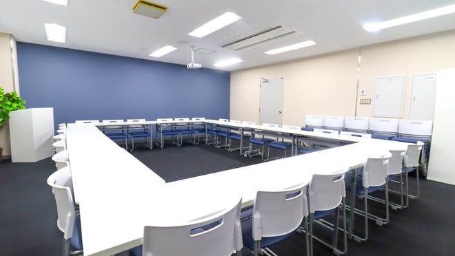 【なんば駅31番出口徒歩1分!56名】プロジェクター・10Gbps光回線・WiFi全て無料!ふれあい貸し会議室 なんばNo138の写真16