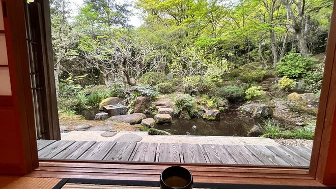 800坪の日本庭園と数寄屋造の茶室に遊ぶの写真4