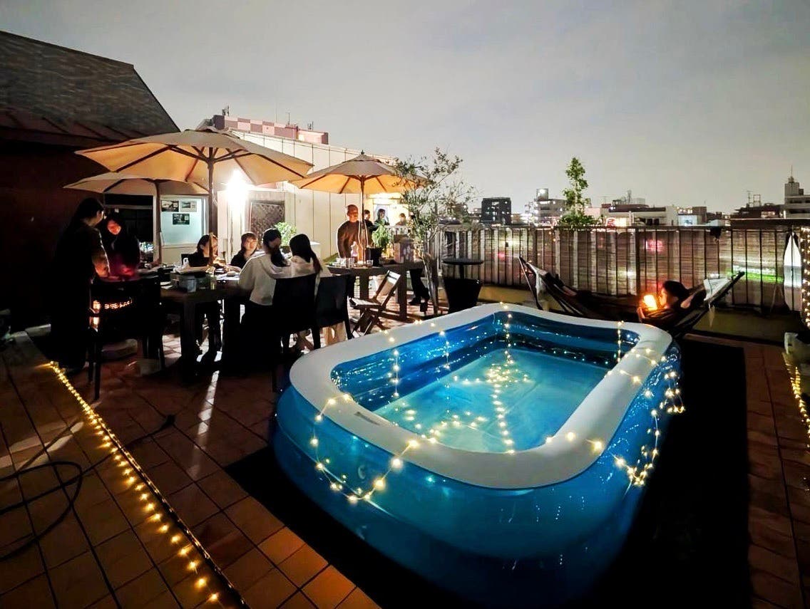 【E-HOUSE第二ビル屋上🏠】グリルや燻製器等の屋上設備も充実♪屋上バーベキューが出来ちゃう🍖「矢口渡駅」から徒歩２分♪の写真7