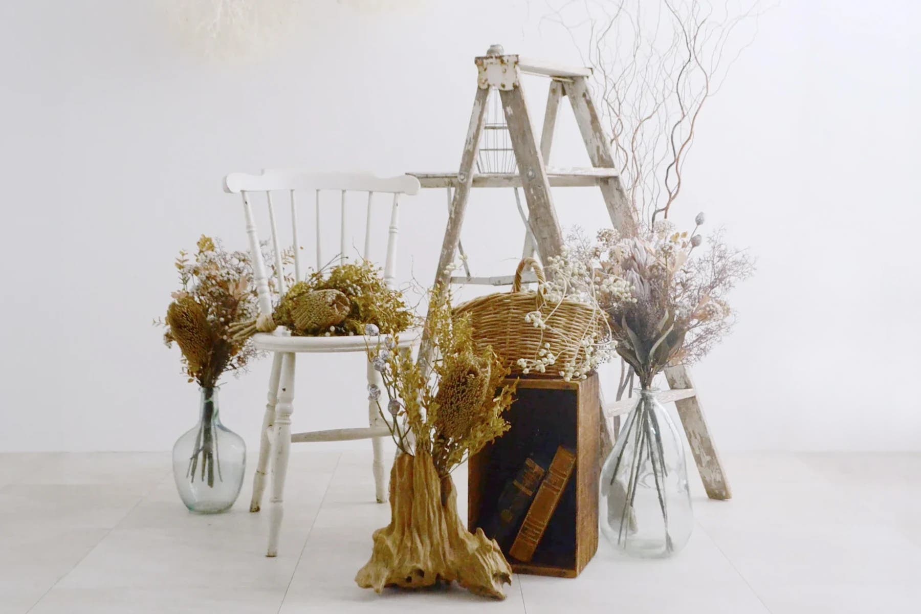 ドライフラワーの装飾一式の画像1