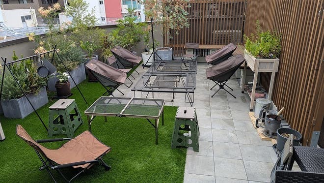 ゆっくり過ごす屋上貸切空間の写真4