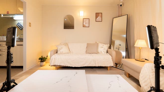 【要町4分/池袋9分】白基調×自然光✨女子会・推し活に最適🎀デート・映画鑑賞🎥YouTube・コスプレ撮影📷クリスマス🎄の写真24