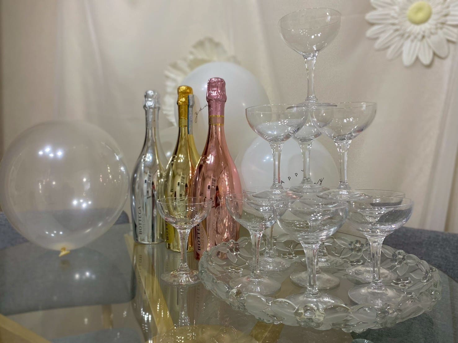 シャンパンタワーグラス🍸【撮影用】🍾シャンパン🍾の画像1