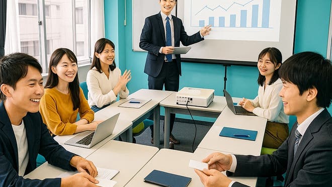 梅田北、中津駅すぐ!無料WiFi/プロジェクター/白板・黒板♪24時間利用可な格安会議室の写真3