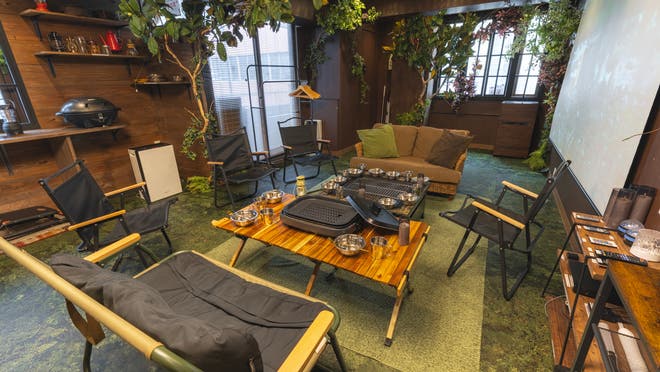 スペモ⛺クリスマス🎄歓送迎会🎊BBQ🍖キャンプ🏕プロジェクター🎥パーティー🥂447_KIMAGURE-Camp赤坂の写真8