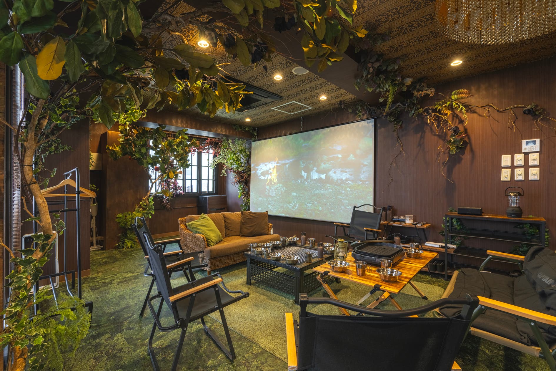 スペモ⛺クリスマス🎄歓送迎会🎊BBQ🍖キャンプ🏕プロジェクター🎥パーティー🥂447_KIMAGURE-Camp赤坂の写真1