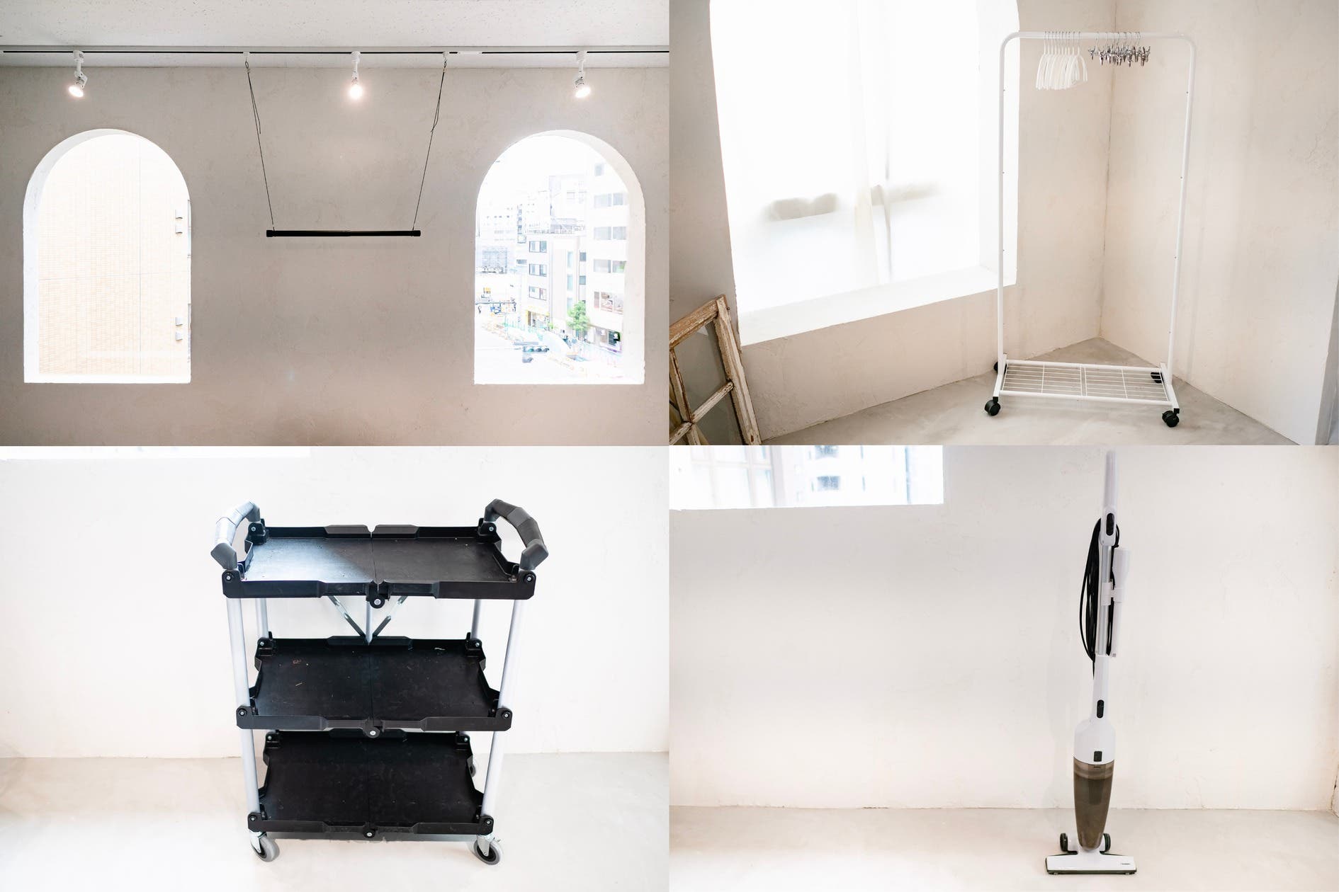 🎉40%OFFキャンペーン🎉【飯田橋4分】二面採光｜座れるアーチ壁｜白と黒｜アンティーク雑貨｜漆喰壁｜本物のドライフラワーの写真21