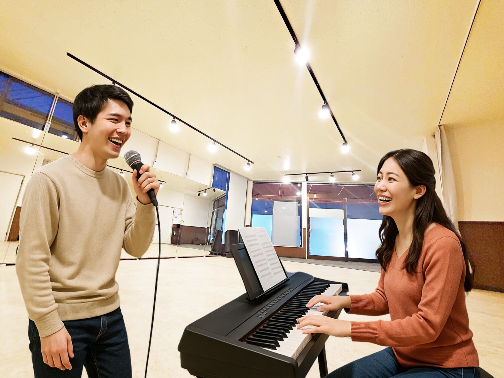 カリマ松本/ダンス・ヨガ・フィットネスなど個人・グループレッスンにも使いやすいシンプルなスタジオの写真5