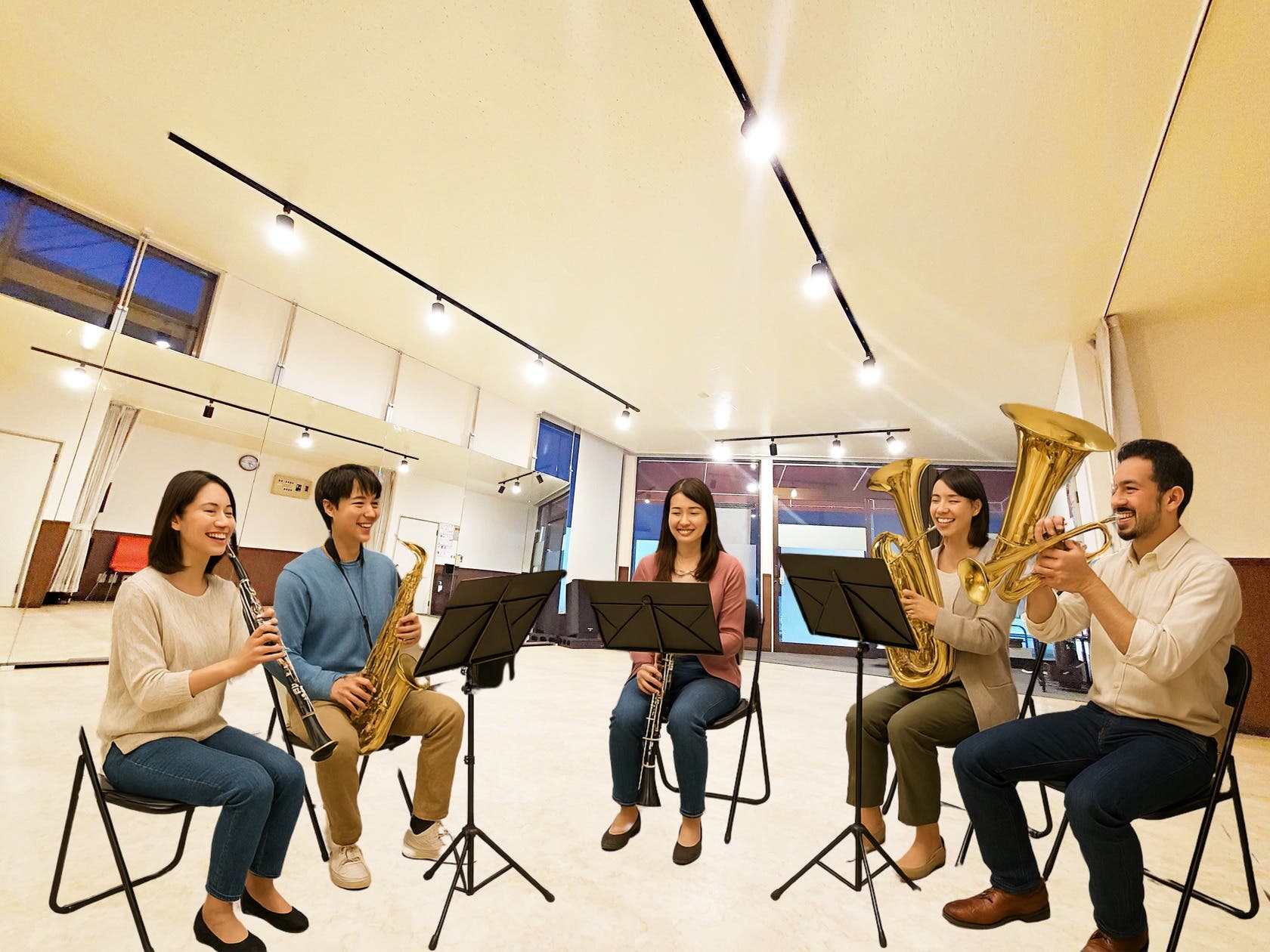 カリマ松本/ダンス・ヨガ・フィットネスなど個人・グループレッスンにも使いやすいシンプルなスタジオの写真4