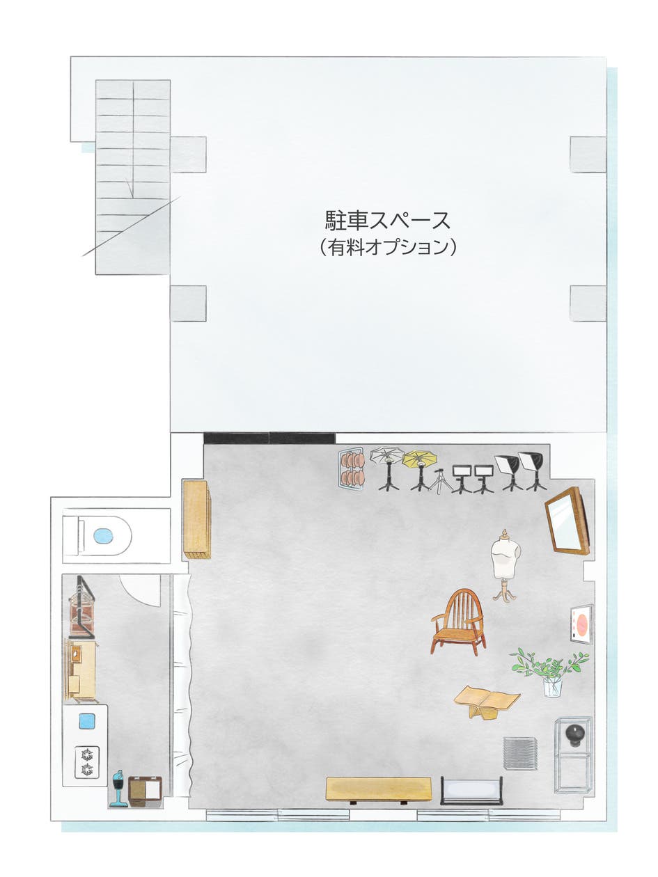 【リピート割10%】飯田橋駅徒歩3分/自然光/おしゃれなモダン家具/駐車場有/撮影スタジオの写真30