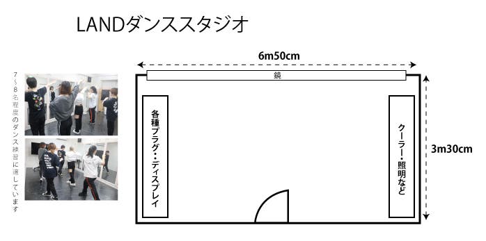 駅徒歩1分の格安ダンススタジオの写真12