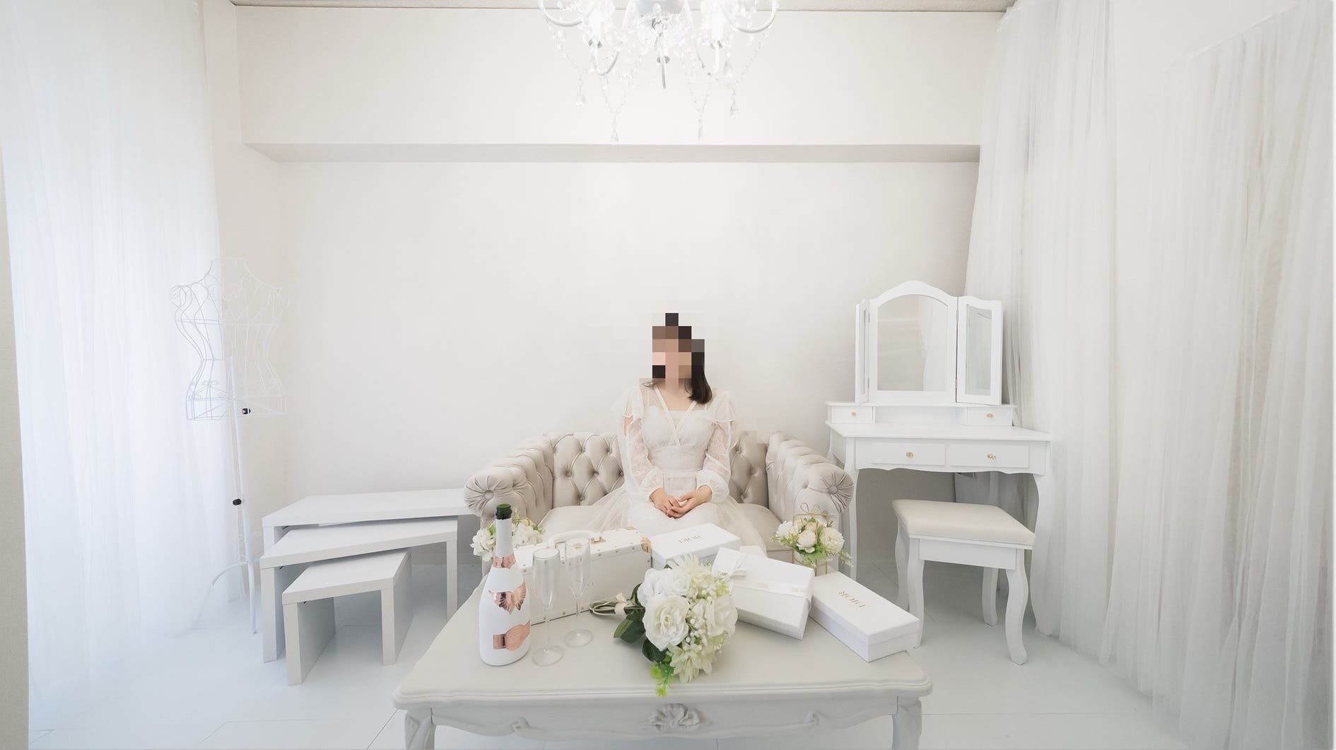 新規OPEN❤︎White🤍維持管理費無料❣️伏見駅6分⭐️姫系スタジオ!生誕祭!推活!ポトレ!コスプレ!の写真1