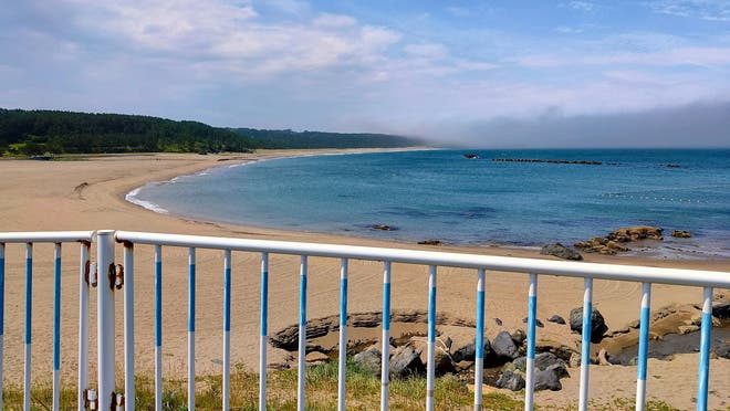 オーシャンビュー!国立公園、白浜海岸徒歩3分!種差海岸、蕪島神社近く。バーベキュースペース有りの写真1