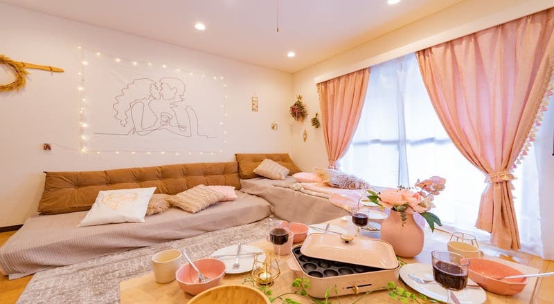 大人気のルーム50%OFF🉐女子会👗話題のパーティー空間✨🎈推し活🍺女子会💖パーティ🎈撮影会🎈Bridal12