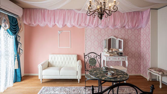 天神からすぐ!飲食可能な姫系ルームの写真4