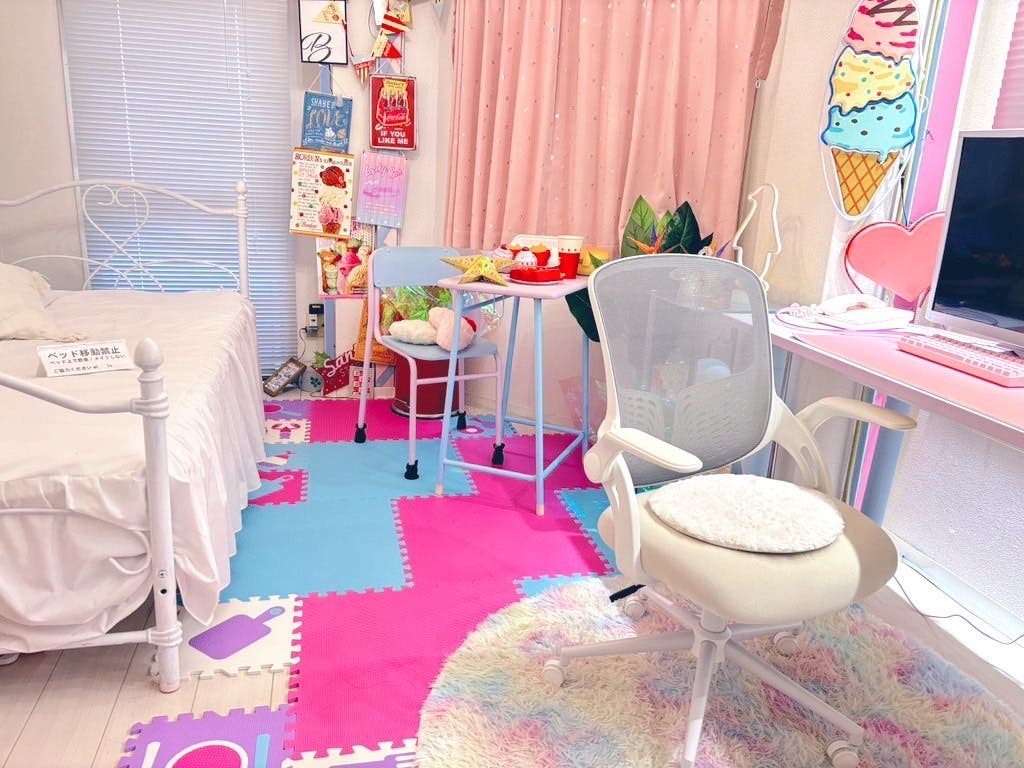 桜川駅5分(難波1駅)白系シティーポップ💜ネオンかわいい/写真撮影TikTok生誕など🤩の写真9