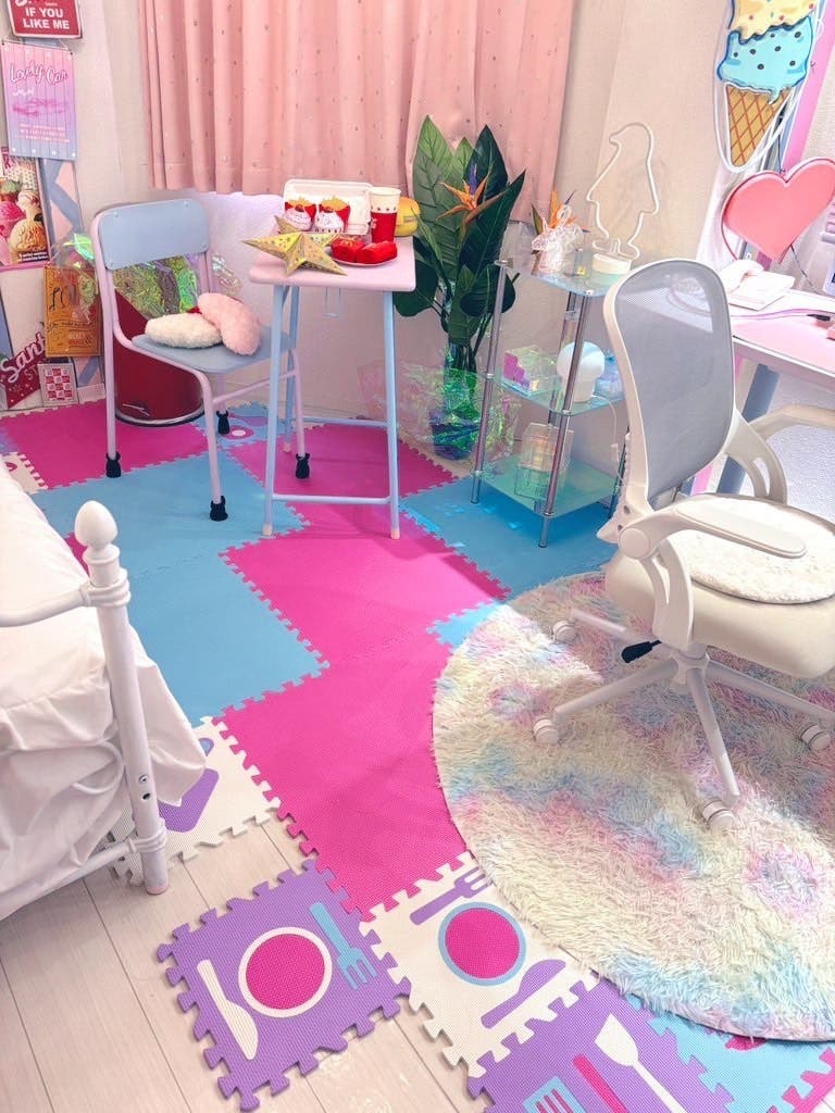 桜川駅5分(難波1駅)白系シティーポップ💜ネオンかわいい/写真撮影TikTok生誕など🤩の写真2