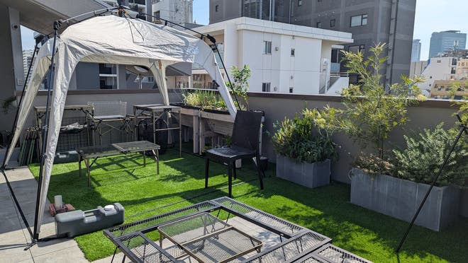 ゆっくり過ごす屋上貸切空間の写真7